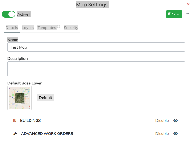 Creating a Template for Advanced Work Orders